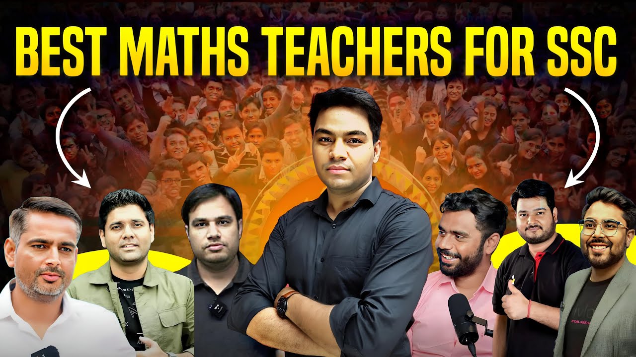 Best Maths Teachers For Ssc Maths Teachers For Ssc Cgl Ssc Best