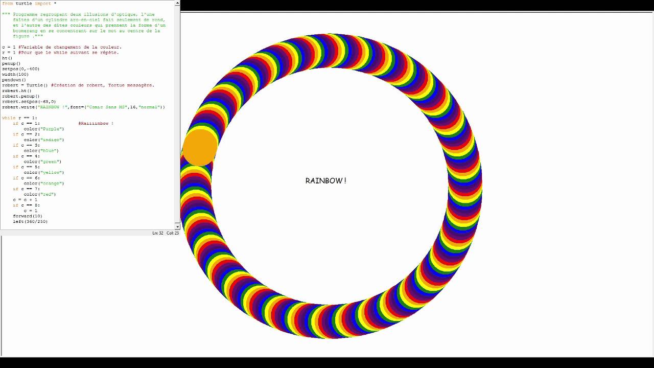 Using Turtle Python Optical Illusion Youtube