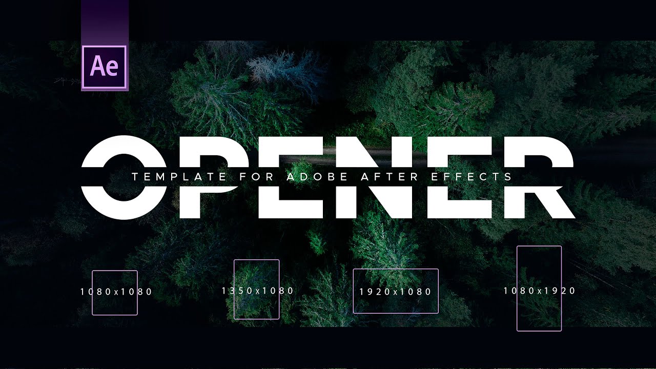 After Effects Typography Template Free