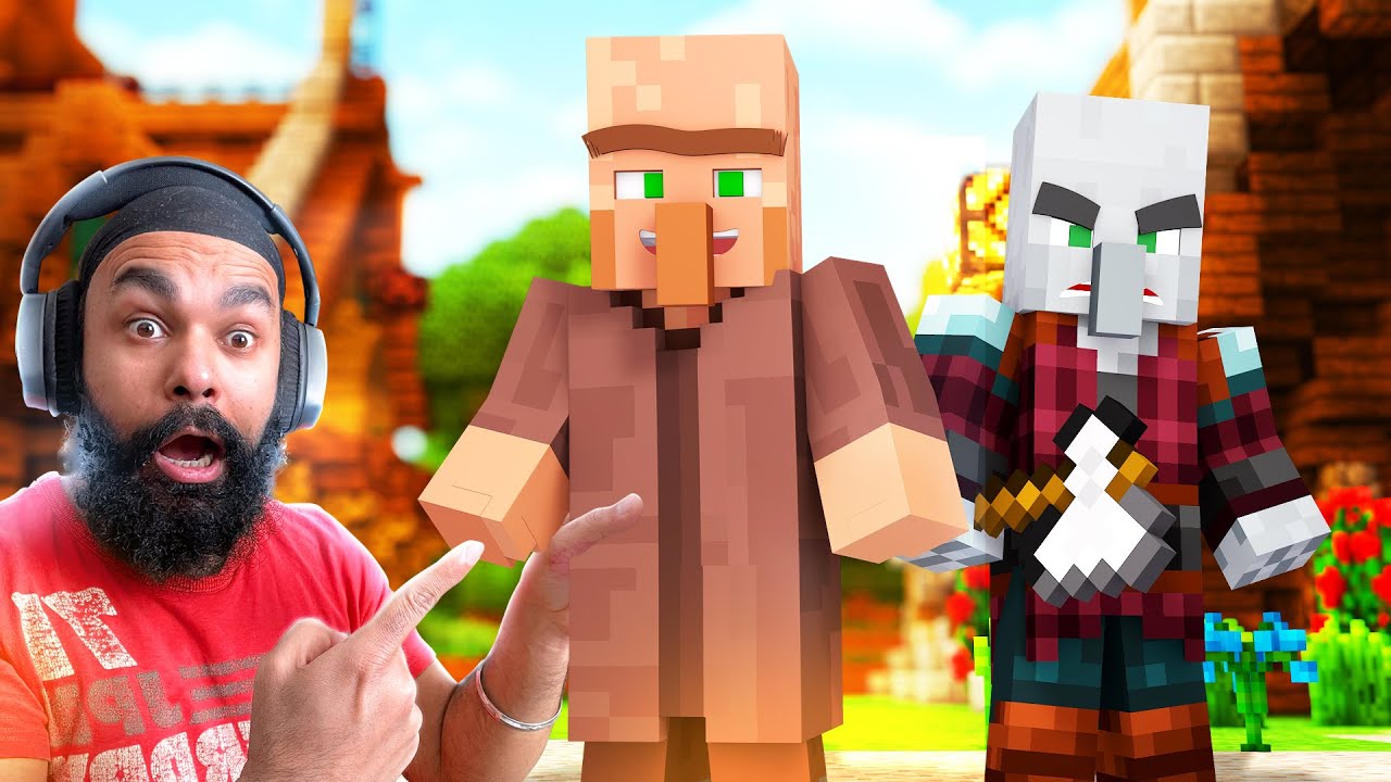 Village Raid Minecraft Animation Youtube