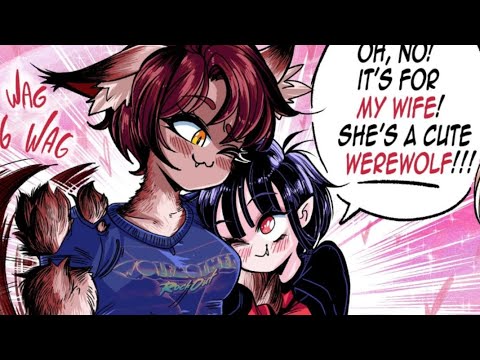 The Love Story Of A Vampire Girl And Werewolf Girl Lesbian Comic Dub