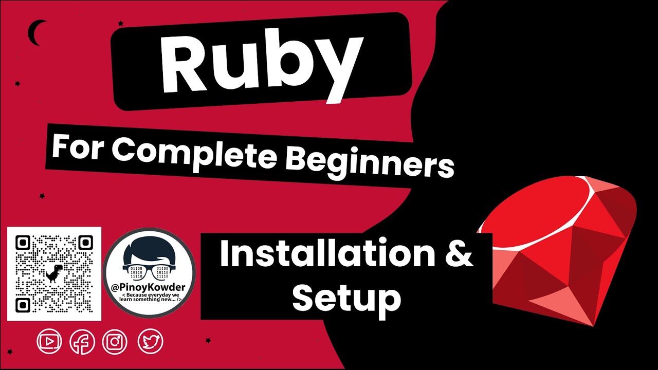 Pinoykowder Ruby Tutorial Series 1 How To Install Ruby Create