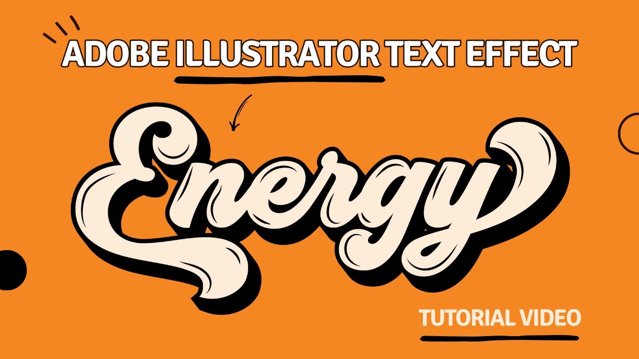 Adobe Illustrator Super Easy Text Effect Using Blend Tool Youtube