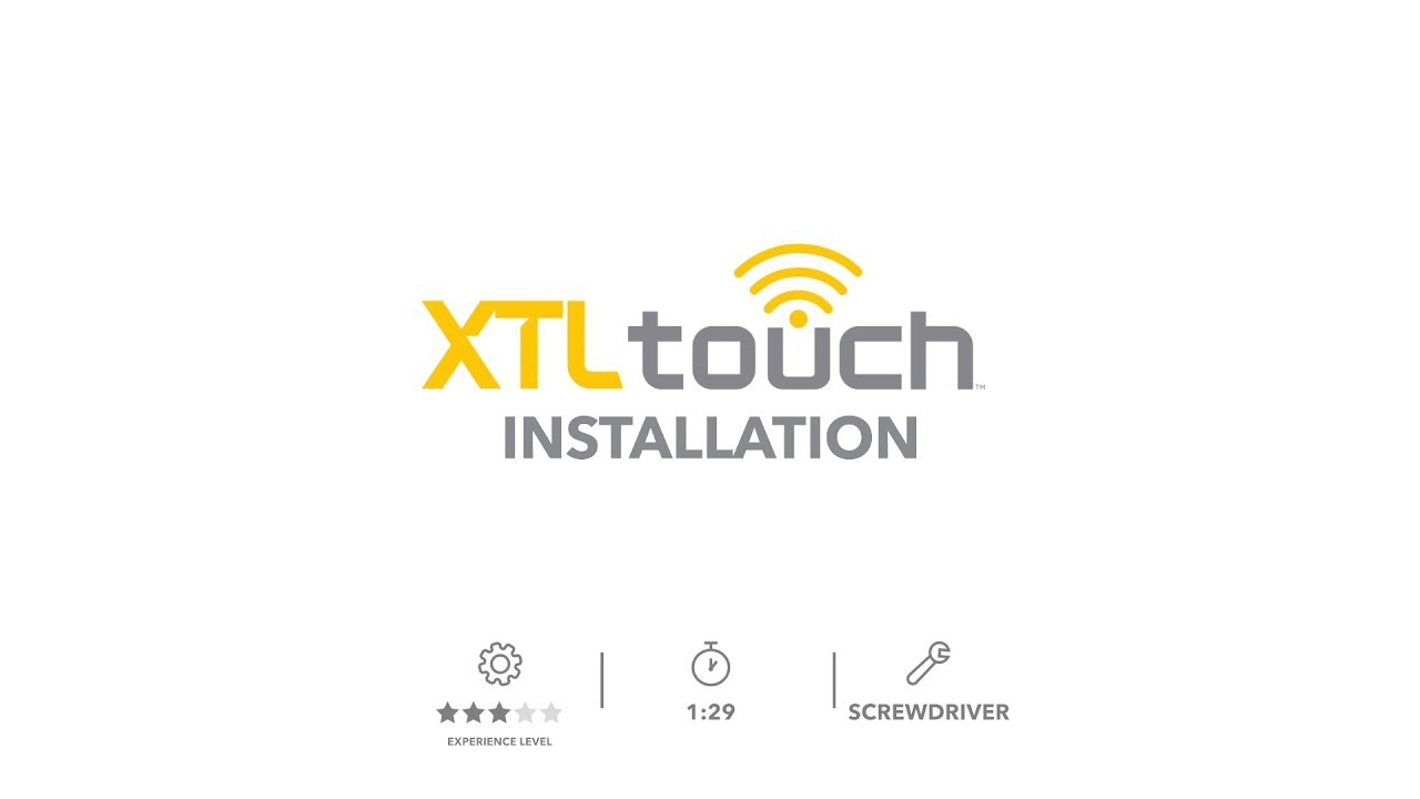 Xtltouch Basics Installation Youtube