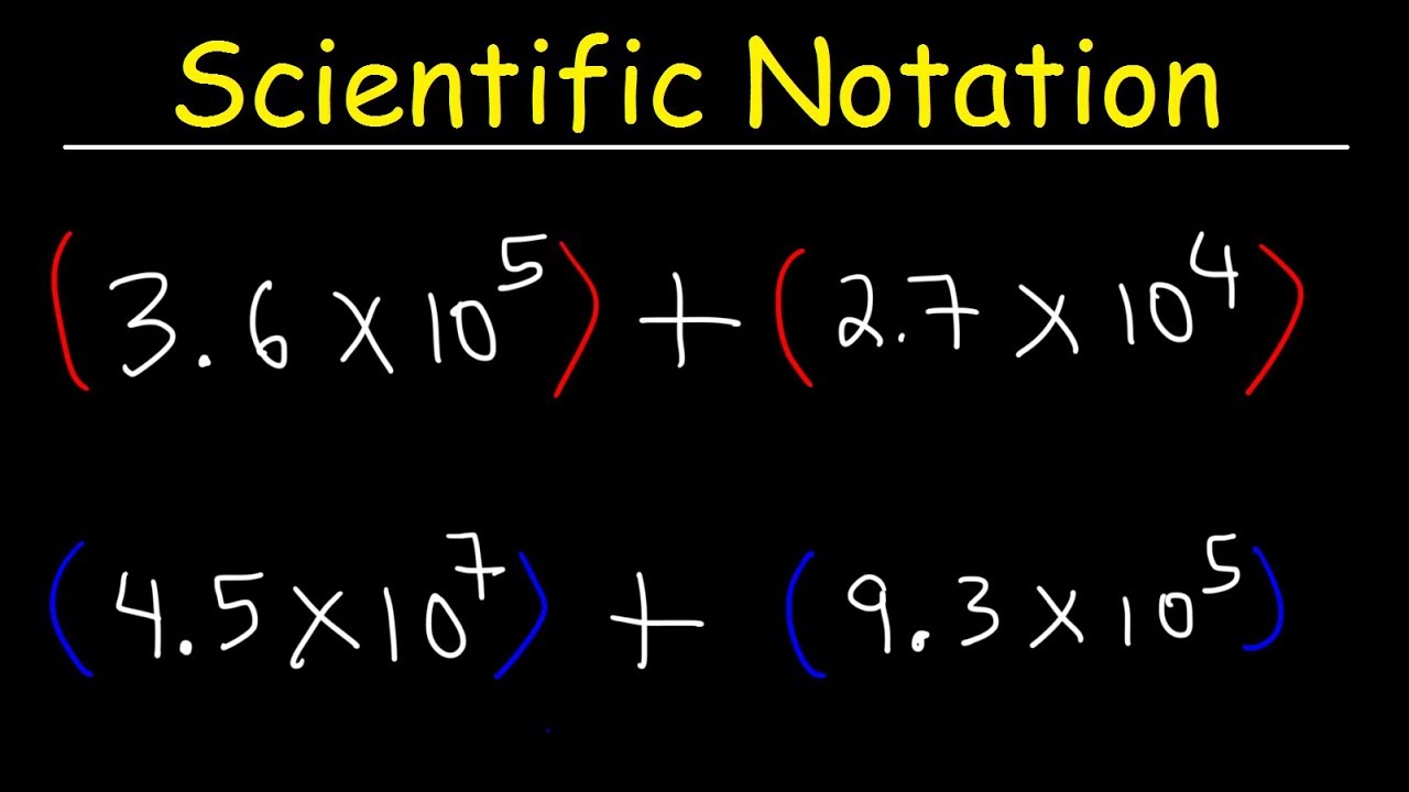 Adding Subtracting Scientific Notation Worksheet Ame My Id