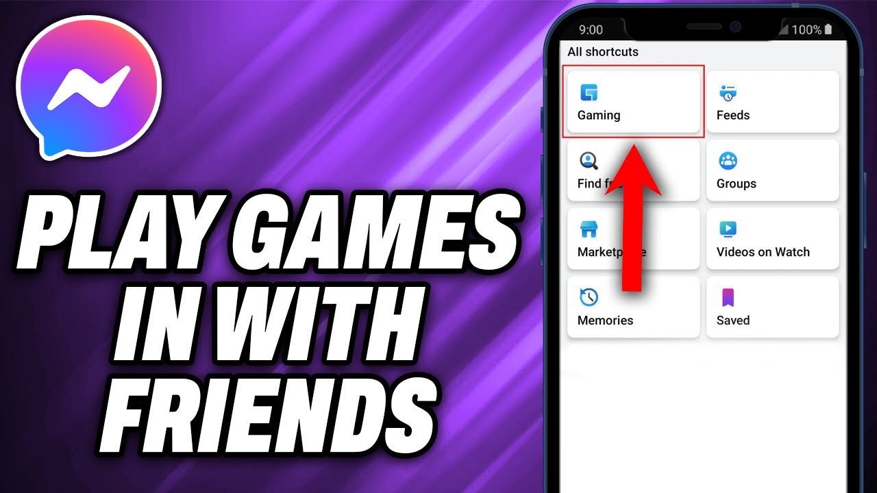 How To Play Games In Messenger With Friends Youtube