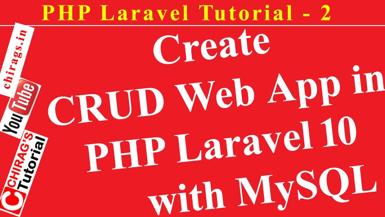 Create Crud Web App In Php Laravel 10 With Mysql Laravelframework