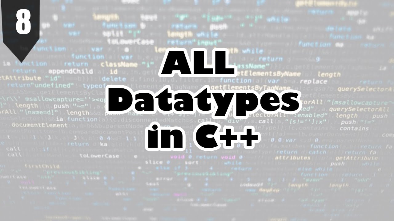 Datatypes In C Full Explanation Youtube