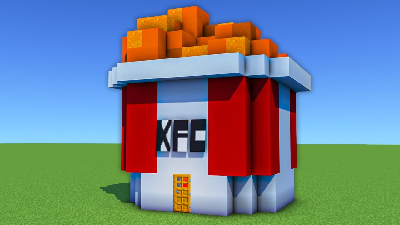 Kfc De Minecraft Cómo Hacer Un Kfc En Minecraft Kentucky Fried