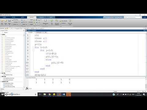 Print Lower Triangular Matrix Pattern From Given Array Matlab Programming