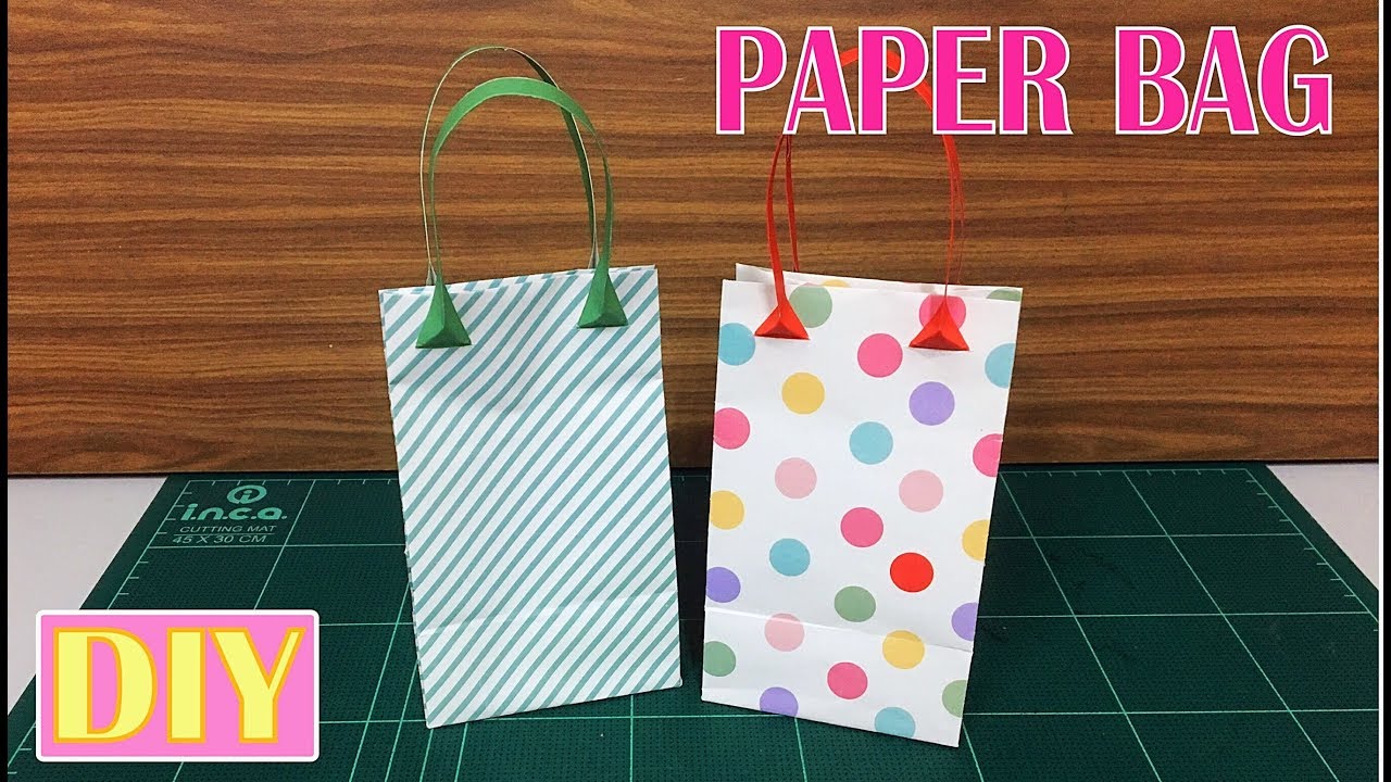 How To Make Paper Bag Using Colored Paper At Denise Reyes Blog