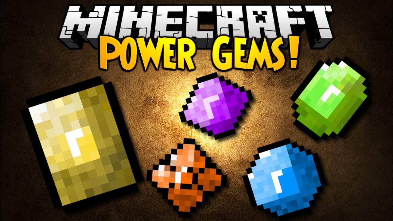Minecraft Mod Showcase Power Gems Youtube