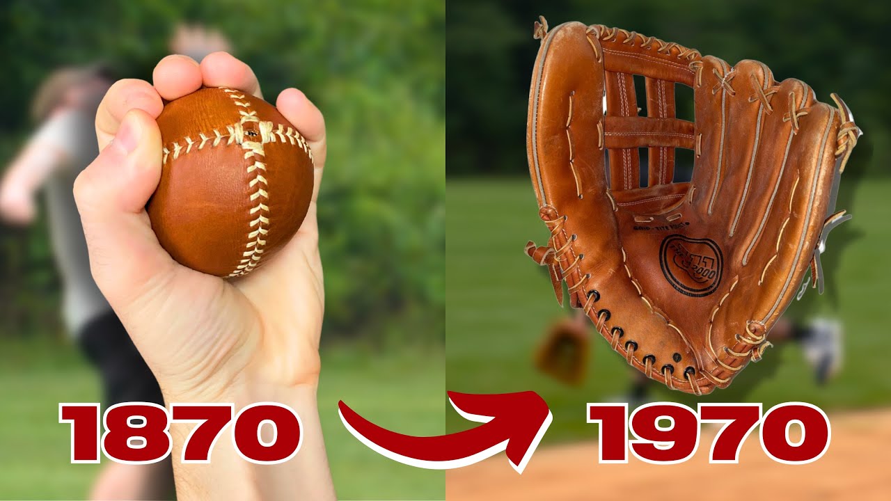 Fielding With A Glove From Every Decade 2 0 Youtube