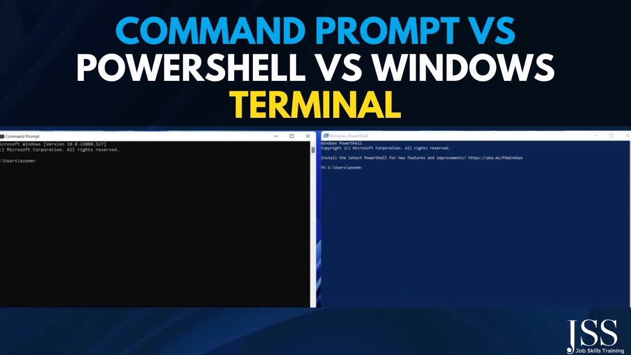Windows 11 Command Prompt Vs Powershell Vs Windows Terminal Key
