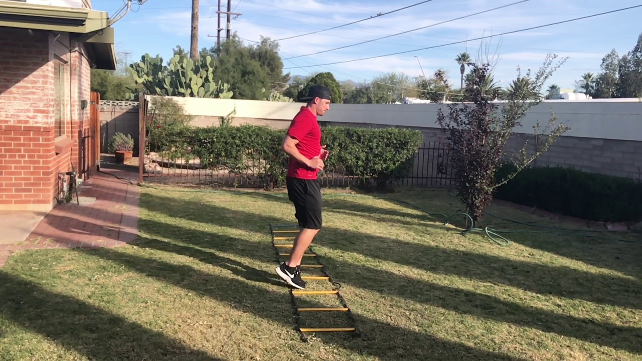 Ladder Two Foot Lateral Hop Youtube