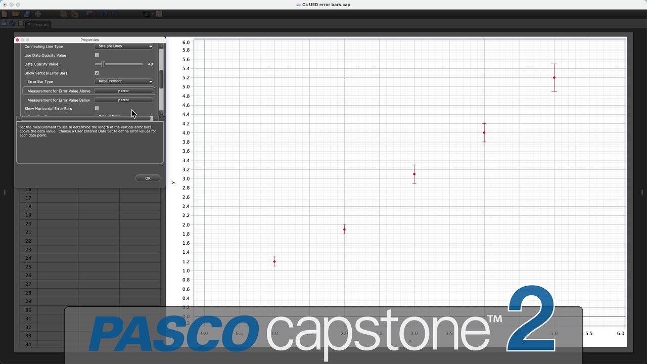 Create Custom Variable Error Bars Capstone Youtube