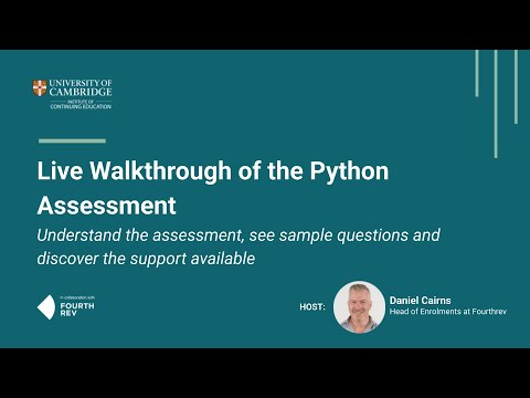 Python Assessment Live Walkthrough Youtube
