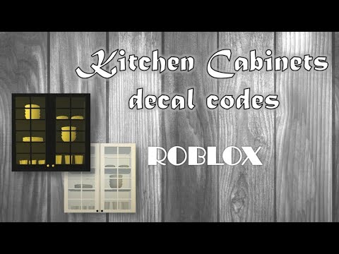 Decal Codes For Kitchen Cabinets Roblox Youtube