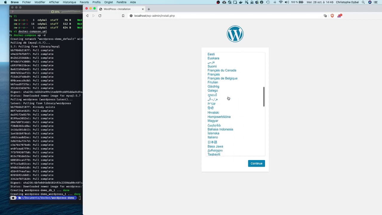 Installer Wordpress Avec Docker Compose Youtube