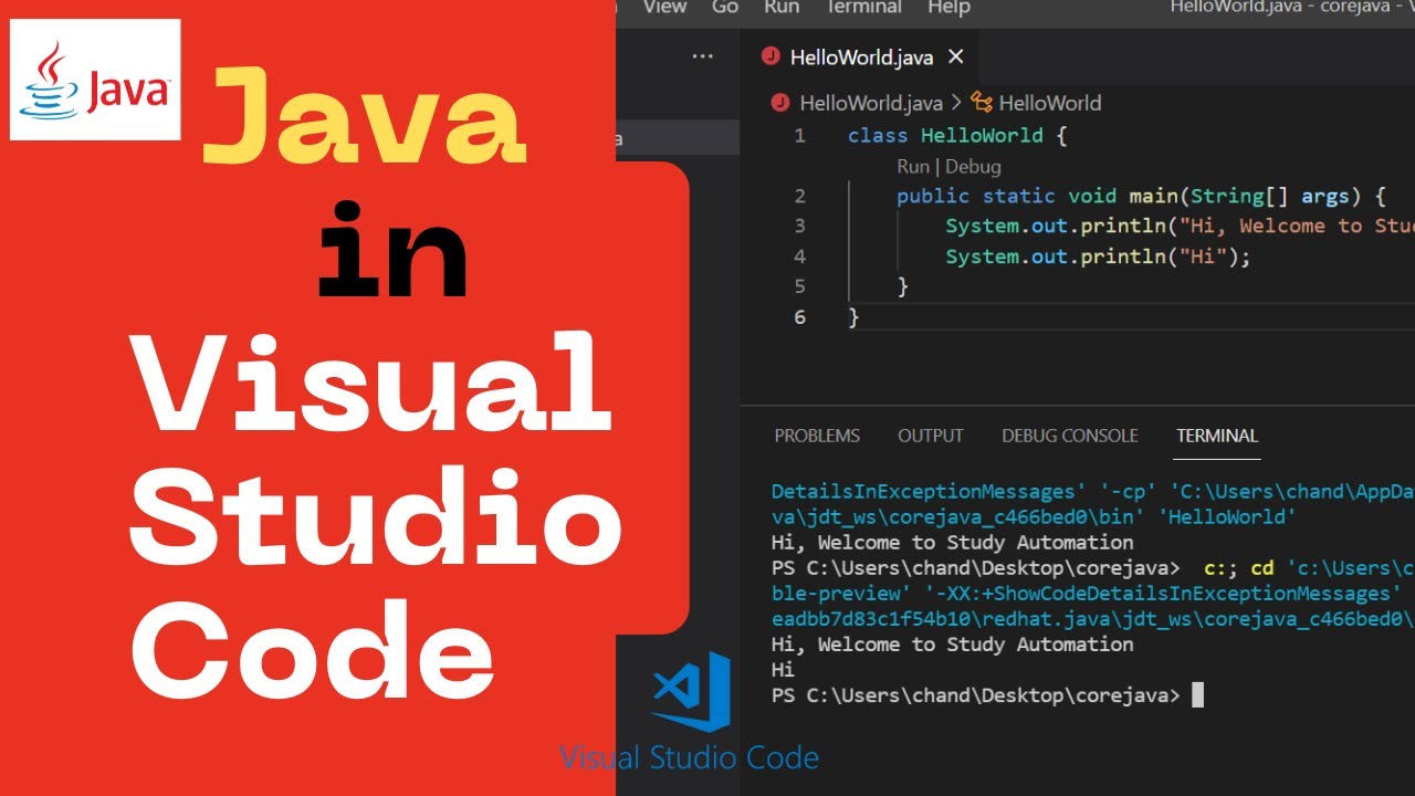 How To Run Java In Visual Studio Code Java In Vscode Java 17 Youtube
