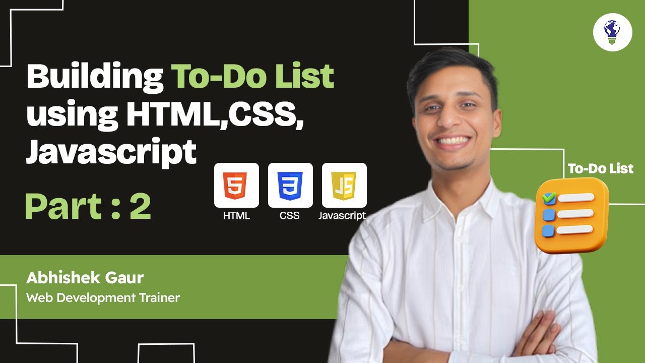 Building To Do List Using Html Css Javascript Brillica Services