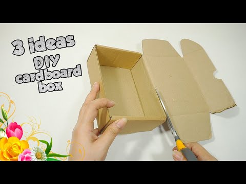 рџ љ 3 Easy Handmade Cardboard Box Ideas Youtube