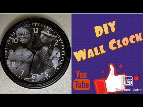 Diy Wall Clock Youtube