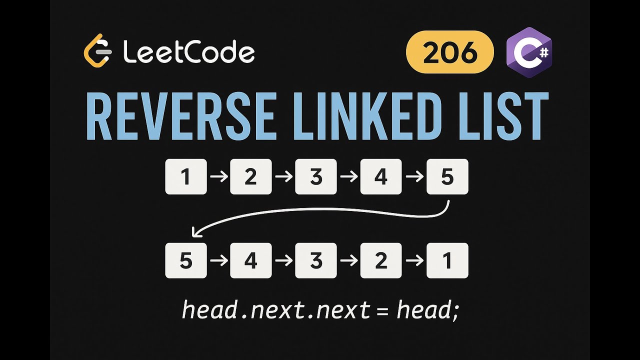 Leetcode 206 Reverse Linked List C Solution Iterative Recursive