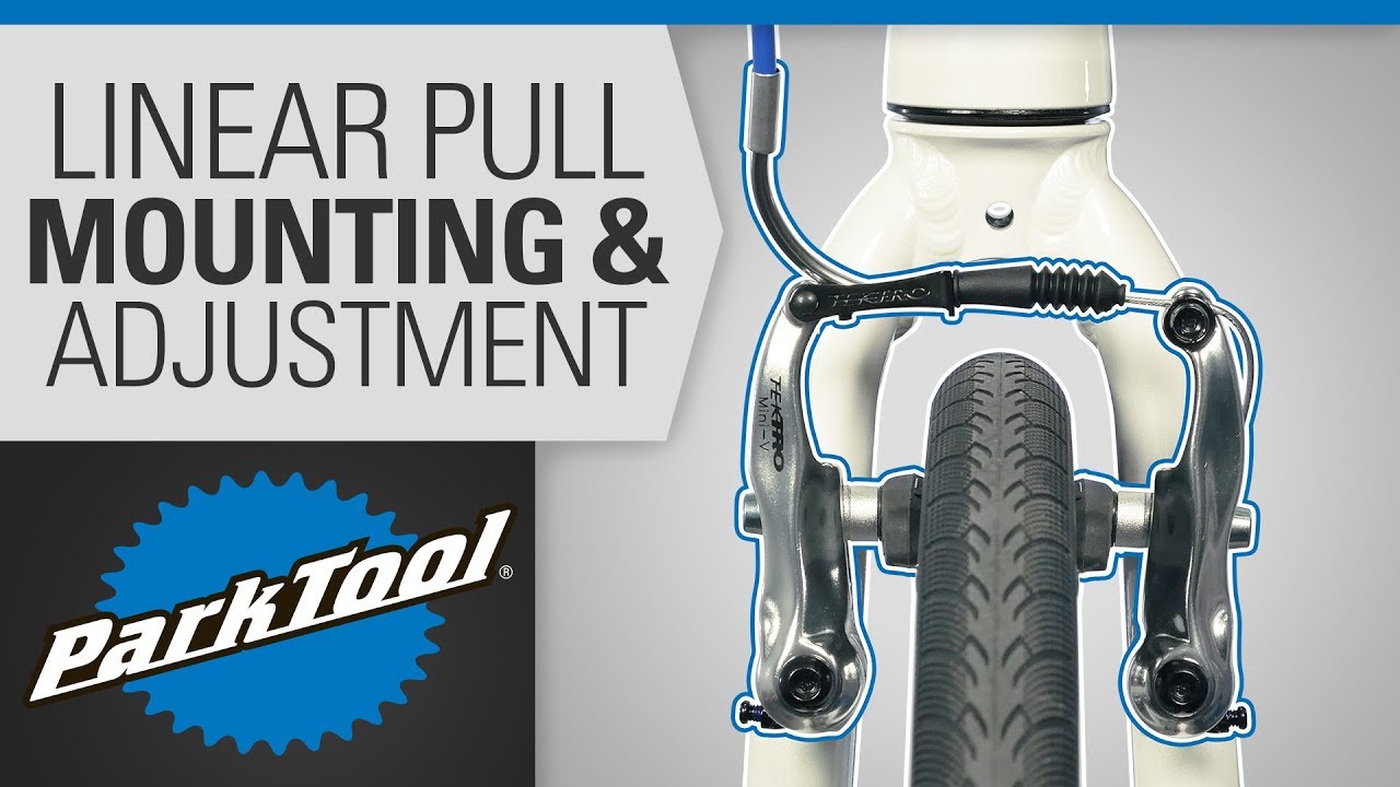 Brake Caliper Mounting Adjustment Linear Pull V Brake Youtube