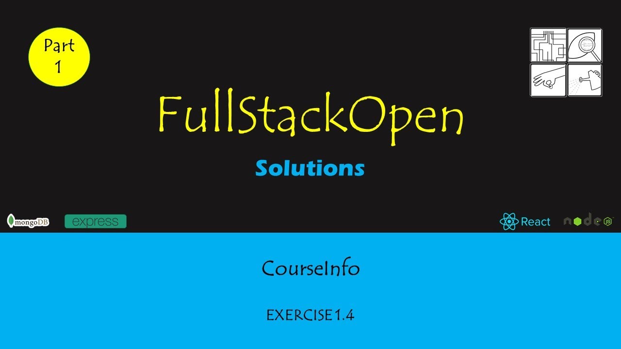 Fullstackopen Part 1 Courseinfo Exercise 1 4 Youtube