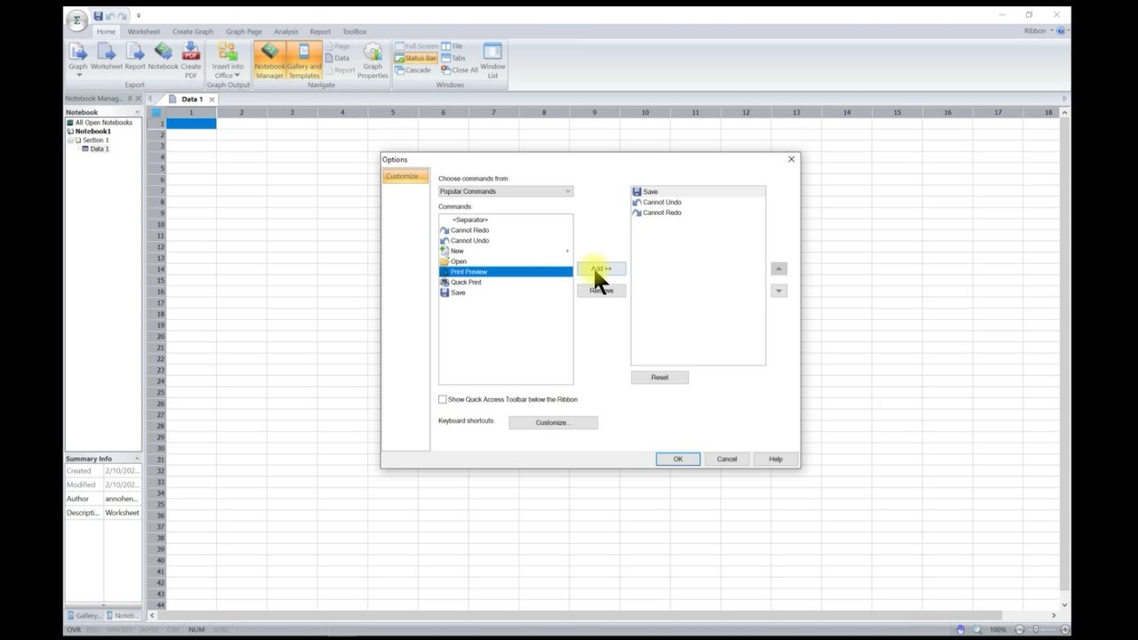 Overview Of Sigmaplot Interface Youtube