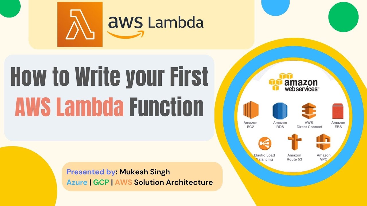 Aws How To Write Your First Aws Lambda Function Easy To Go Example