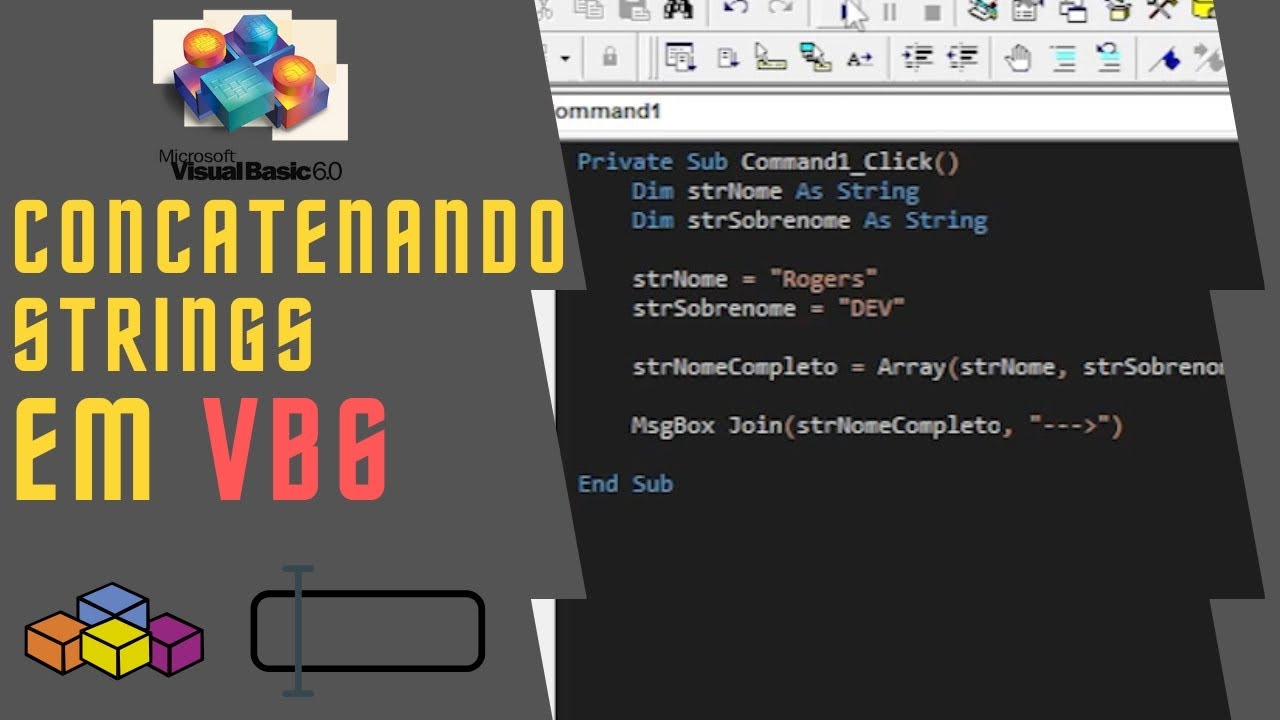 Vb6 Concatenando Strings Youtube