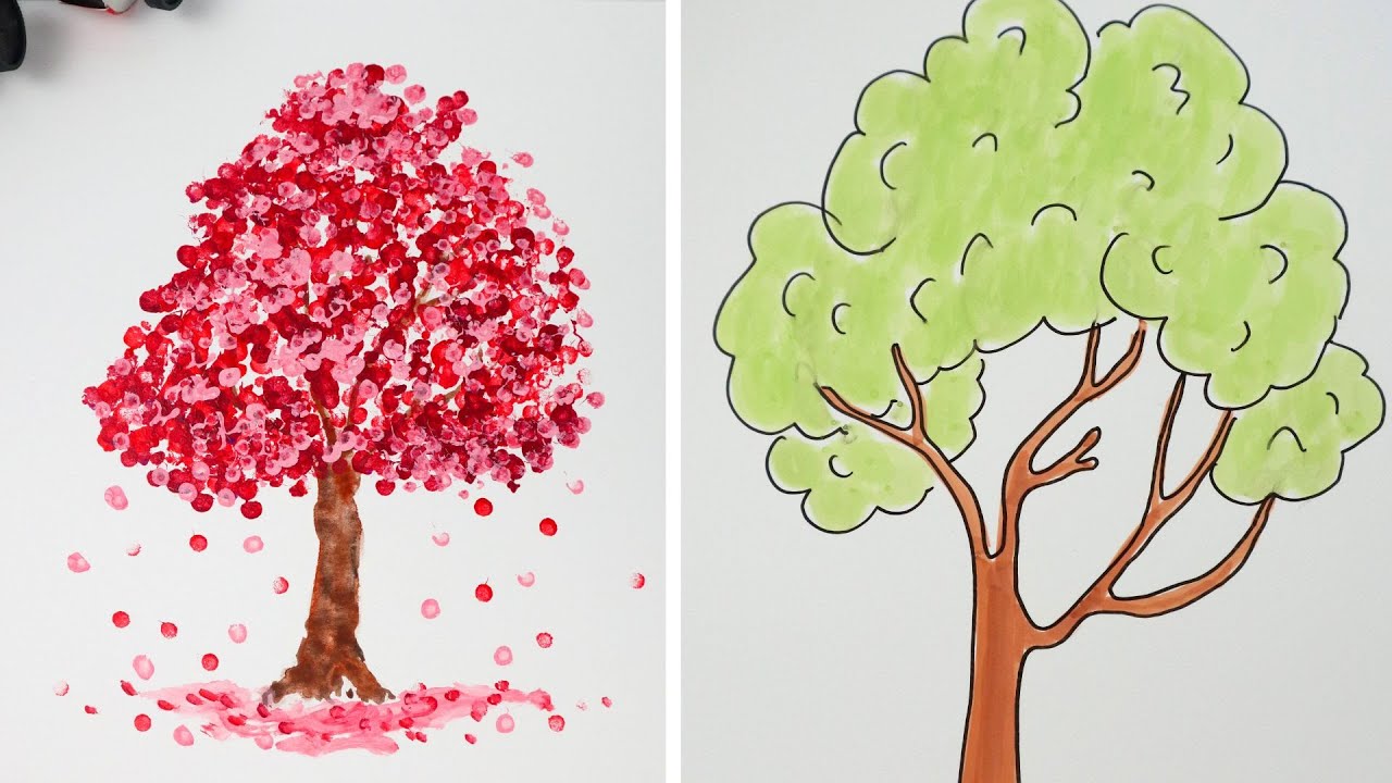 Easy Cool Tree Drawings