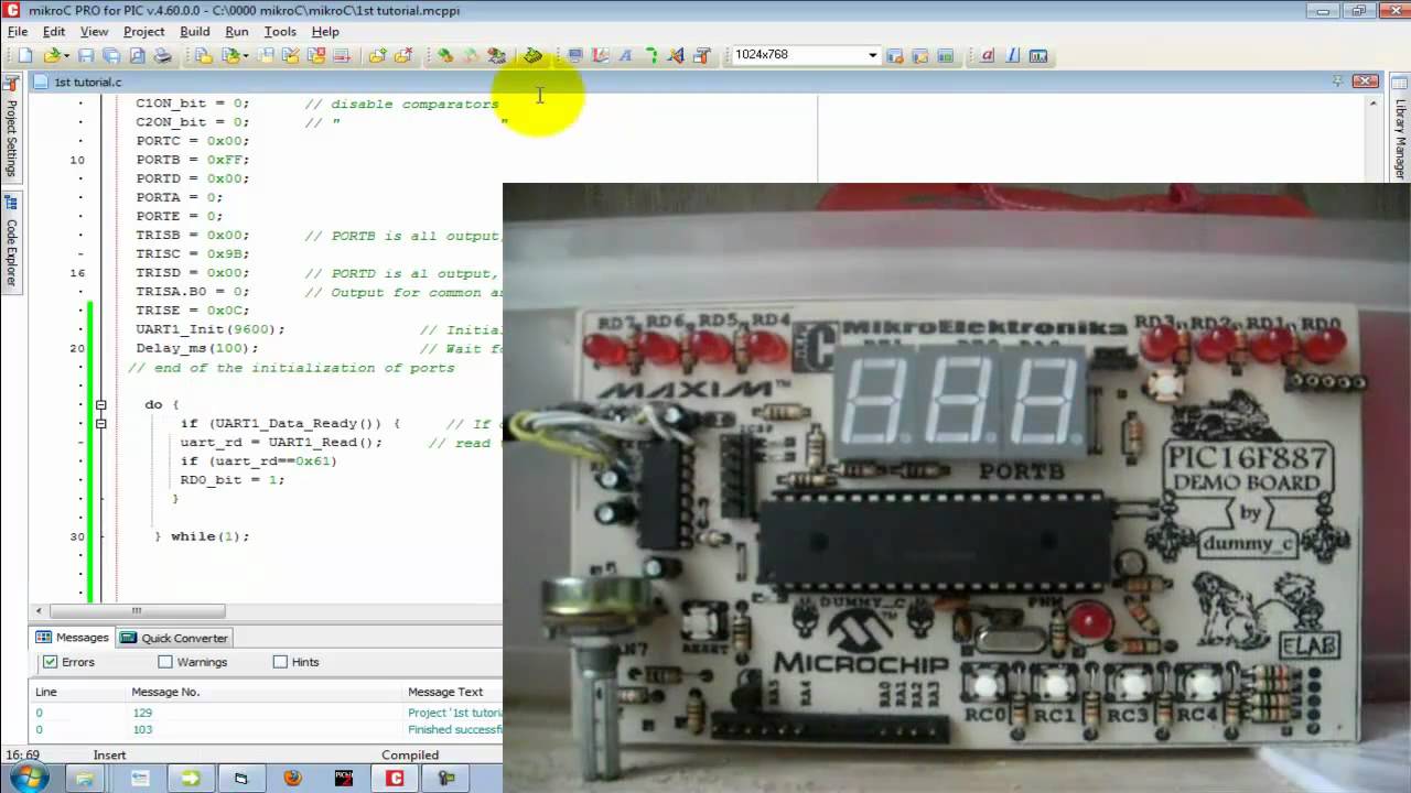 Tutorial No 7 Uart Youtube