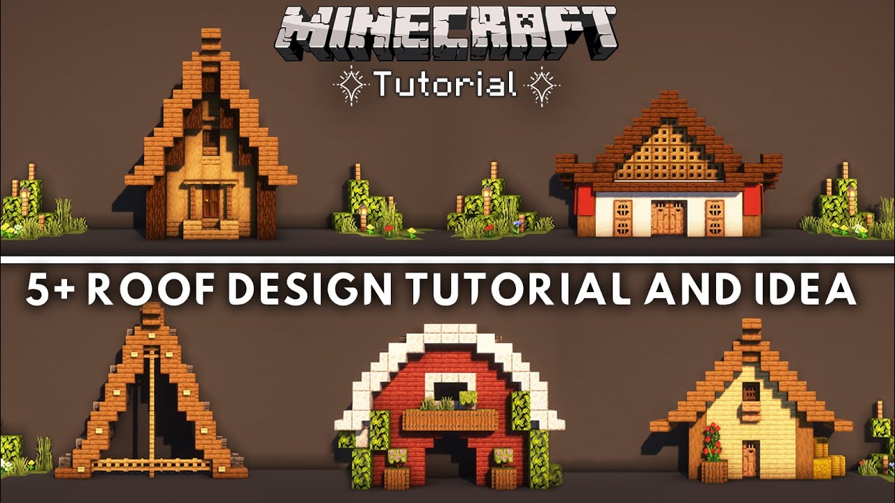 Minecraft Roof Blueprints Tutorials Roof Construction Guidelines
