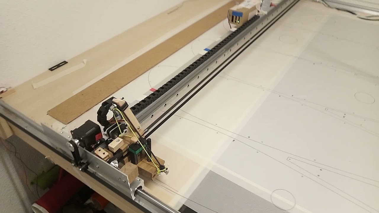 Diy Cnc Pen Plotter For Kites And Sails Youtube