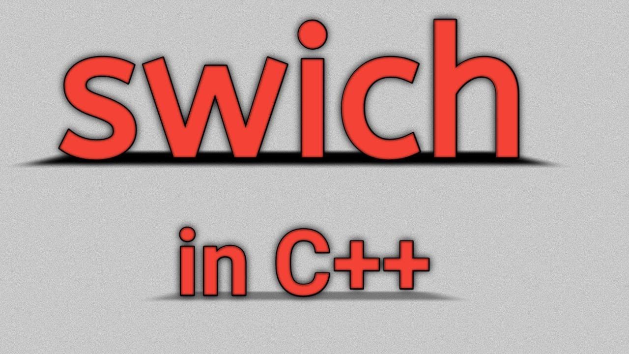 Switch In C Programming Youtube