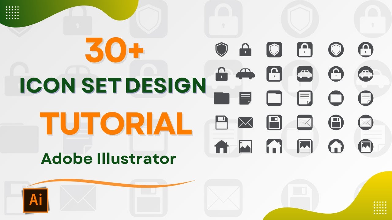 How To Make Icons In Illustrator Easy Adobe Illustrator Tutorial