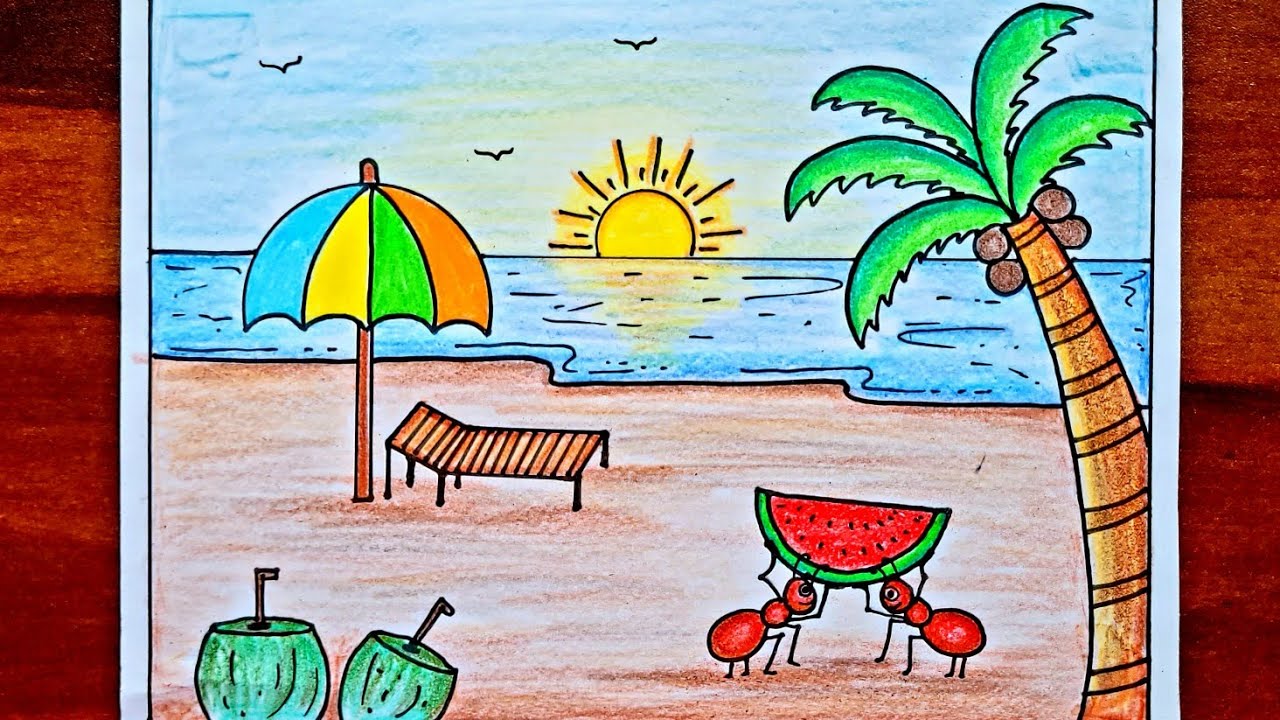 Easy Drawing Ideas Summer At Christopher Adkins Blog