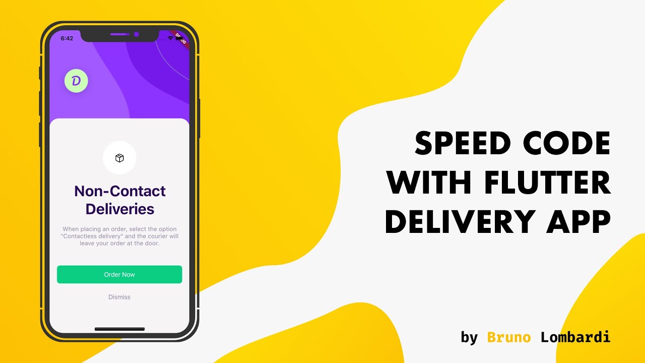 Flutter Ui Speed Code Delivery App Youtube