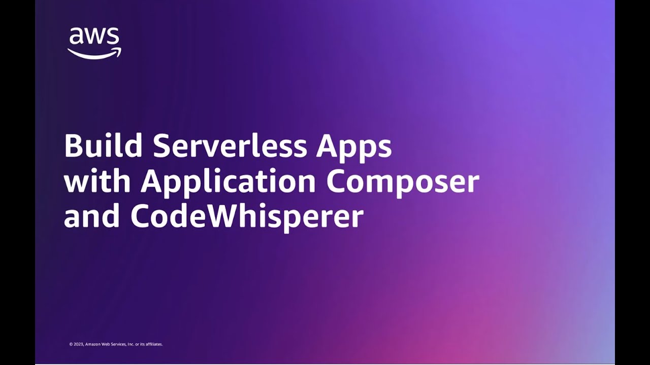 Build Serverless Apps With Application Composer And Codewhisperer