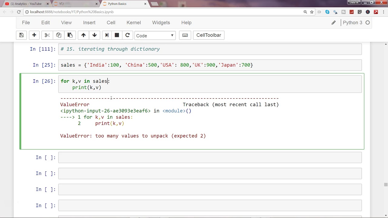 Python 3 Programming Tutorial 8 Loops How To Iterate Over