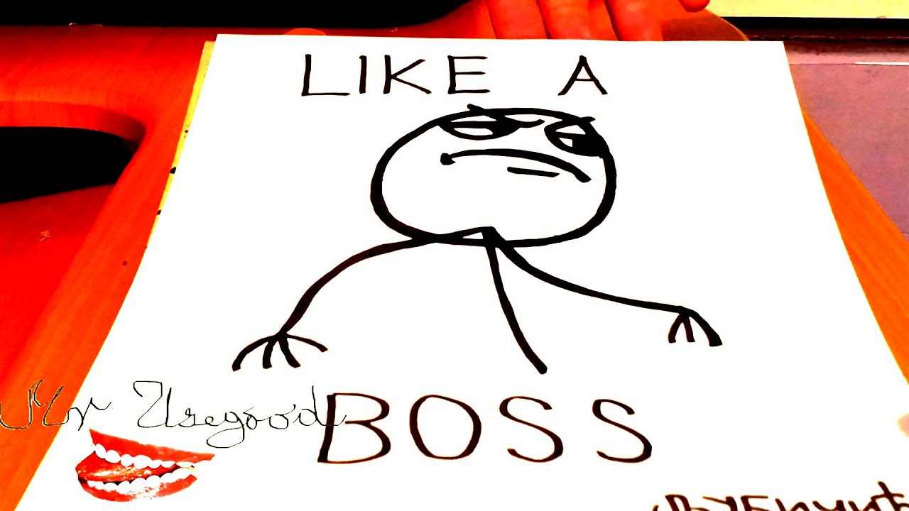 How To Draw Memes Meme Faces Step By Step Easy Like A Boss