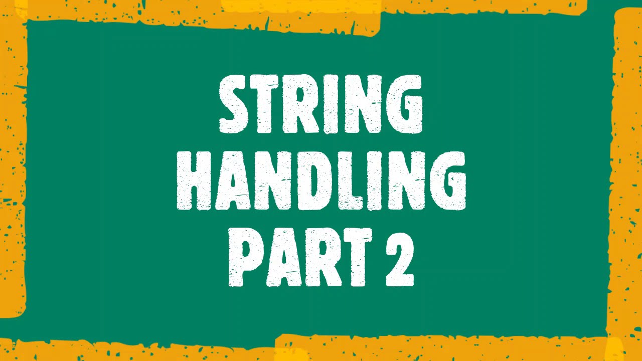 String Handling Class 10 Icse At Eden Goldfinch Blog