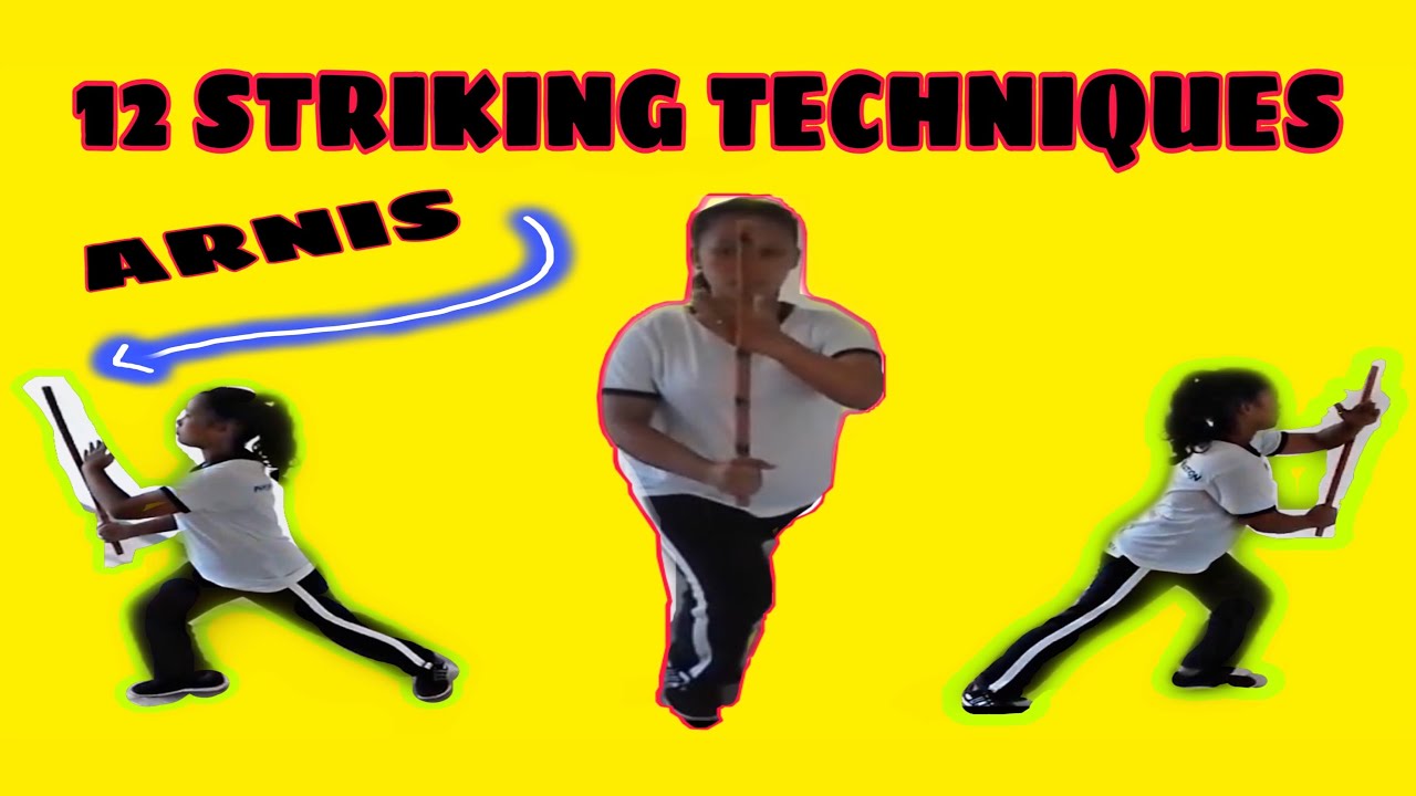 Arnis Basic Stance 12 Striking Techniques Youtube