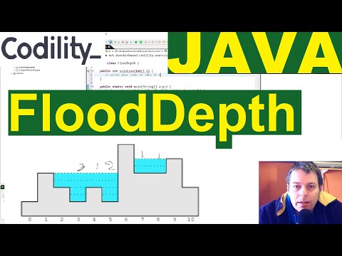 Codility Flooddepth Java Solution Youtube