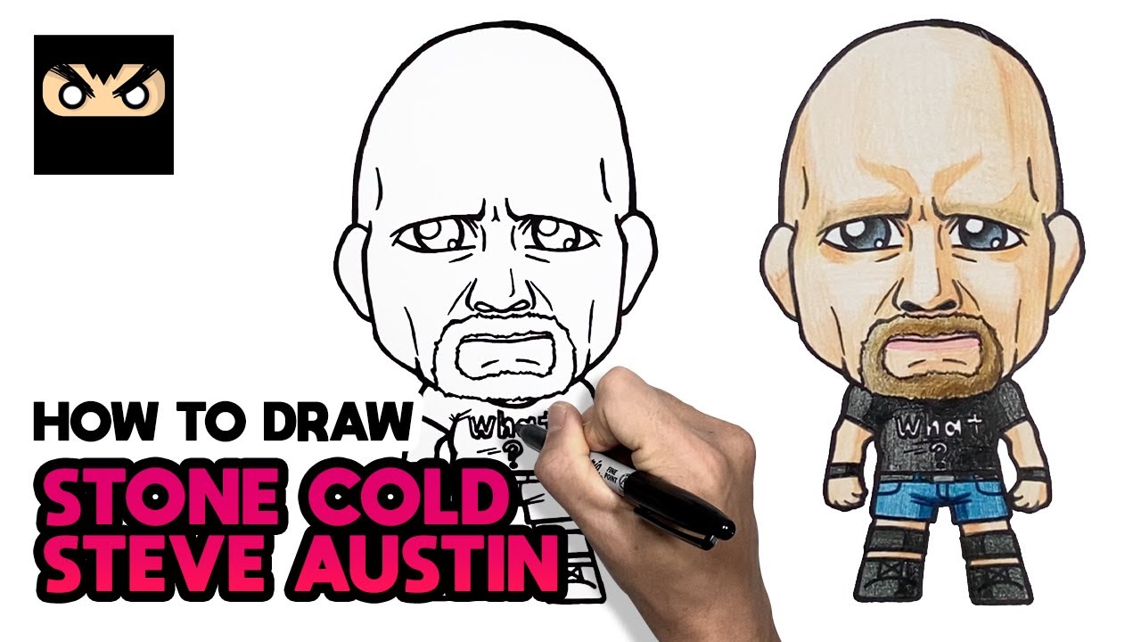 How To Draw Stone Cold Steve Austin Wwe 스톤 콜드 스티브 오스틴 그리기 Wwe