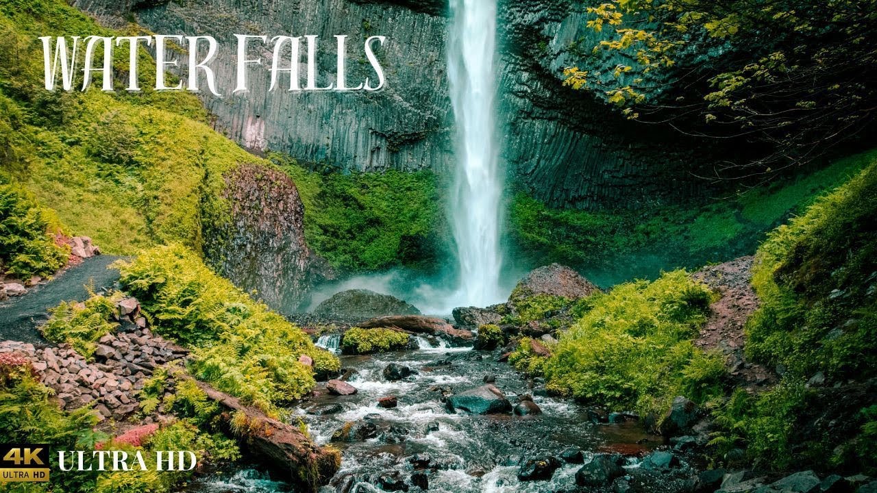 Relaxation Film 4k Ultra Hd Water Falls River Youtube