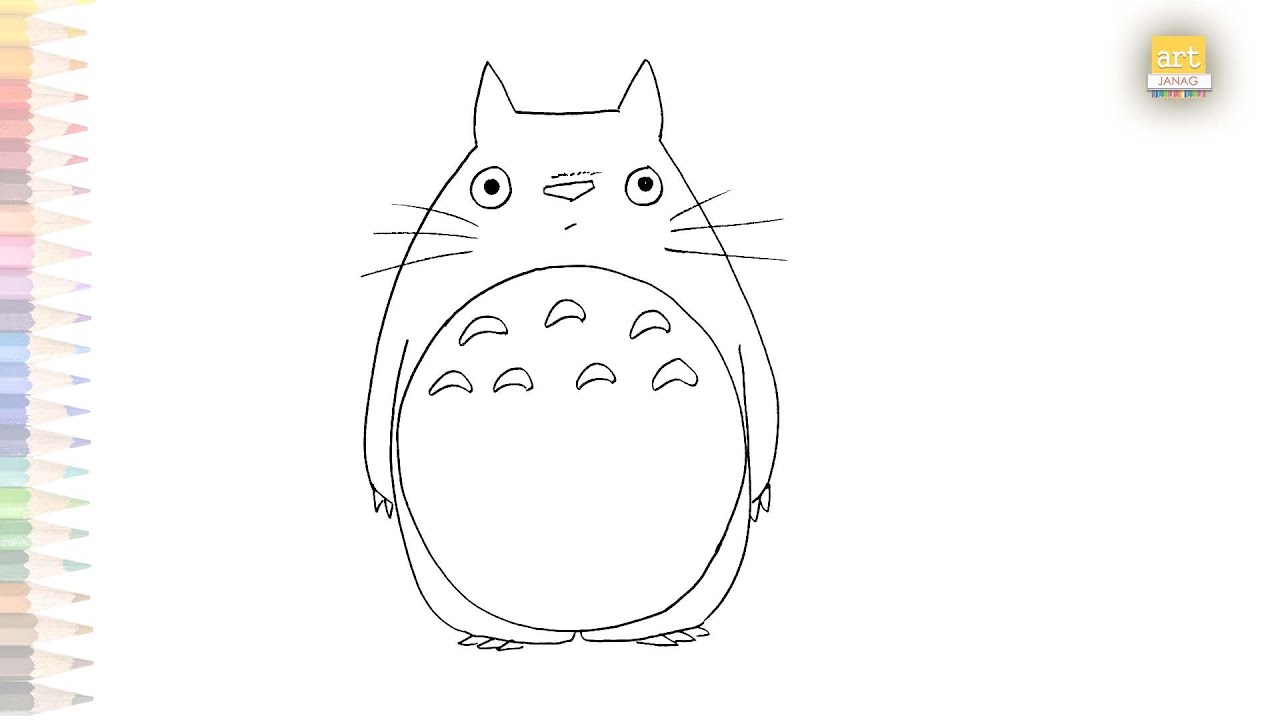 How To Draw Totoro Easy Step By Step Tutorial – Themeroute